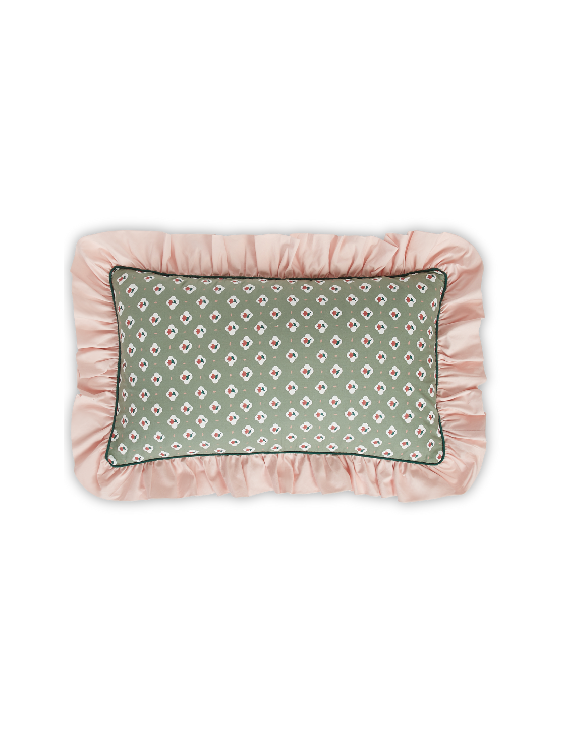 Ditsy Floral Ruffled Pillow – The Six Bells Ditsy Floral Ruffled Pillow – The Six Bells