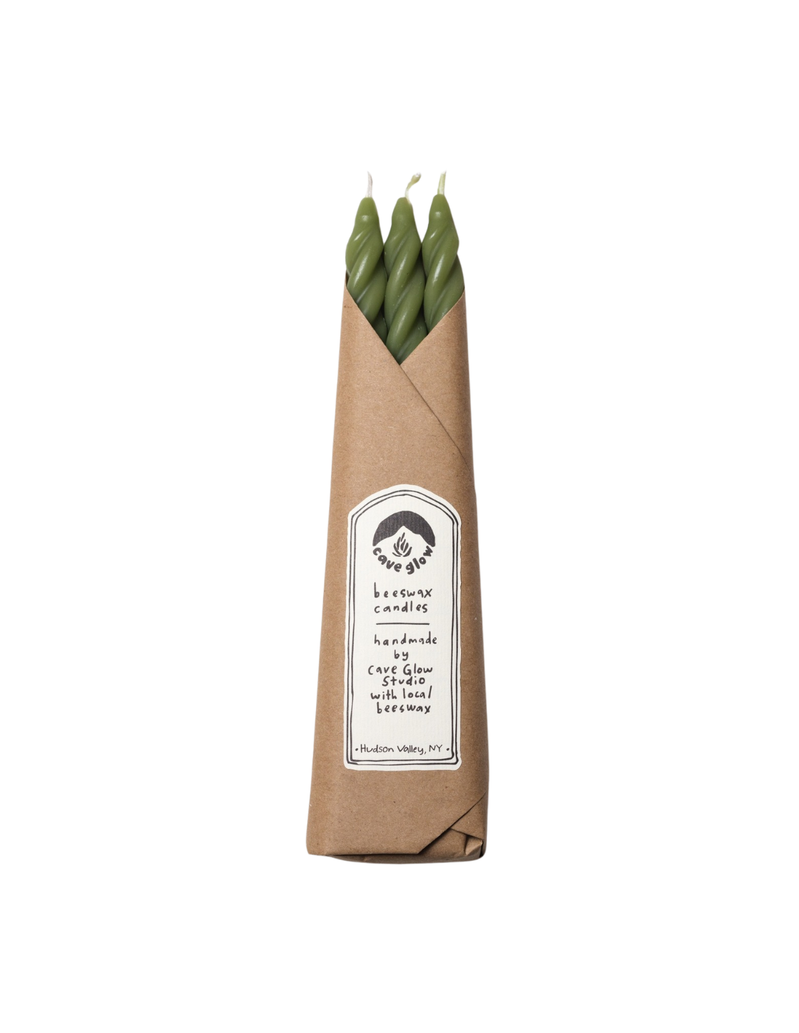 Grass Beeswax Taper Candles – The Six Bells