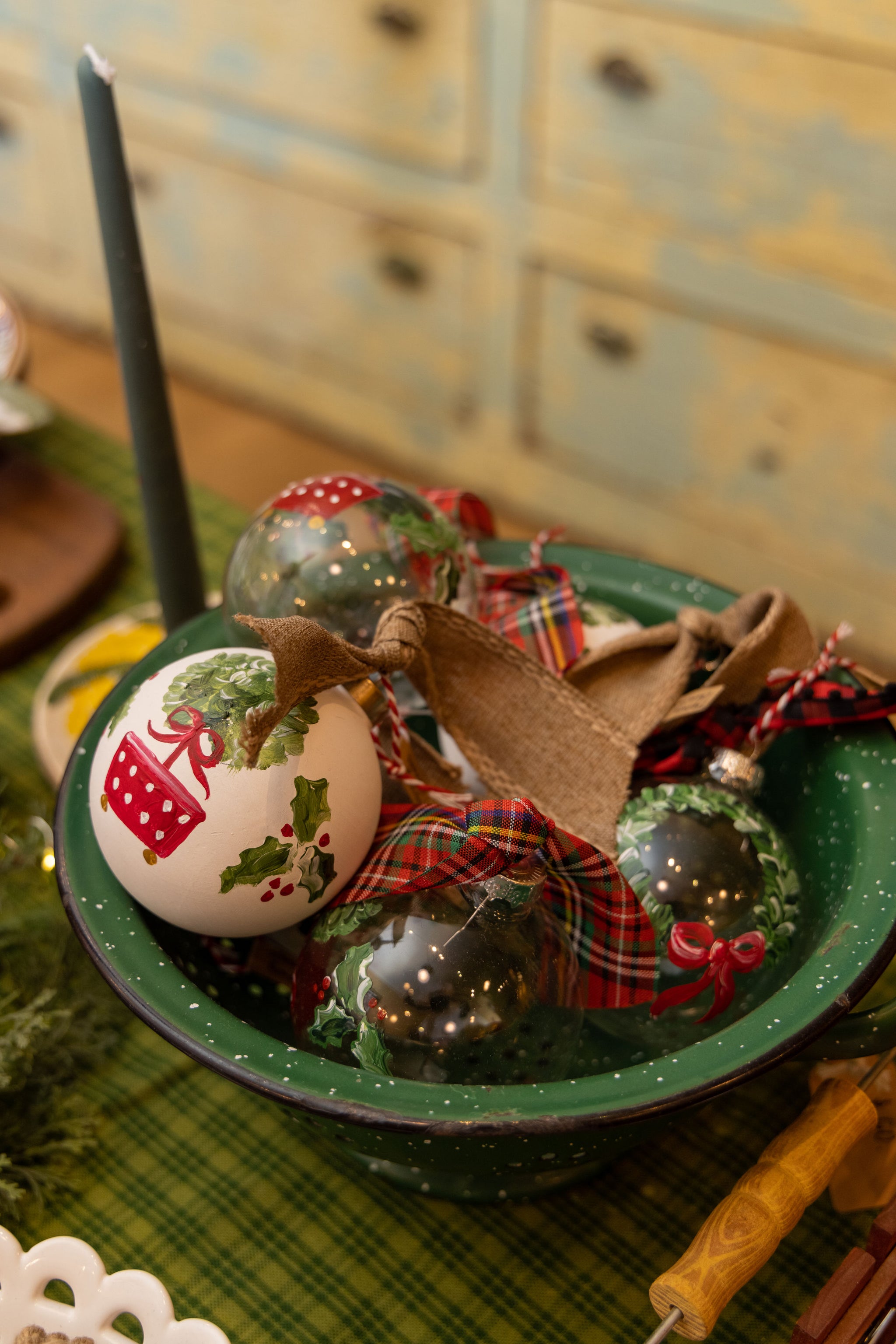 Painted Topiary Ceramic Ornament – The Six Bells