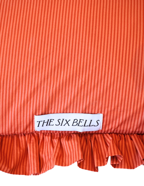 Lily Embroidered Ruffled Pillow – The Six Bells