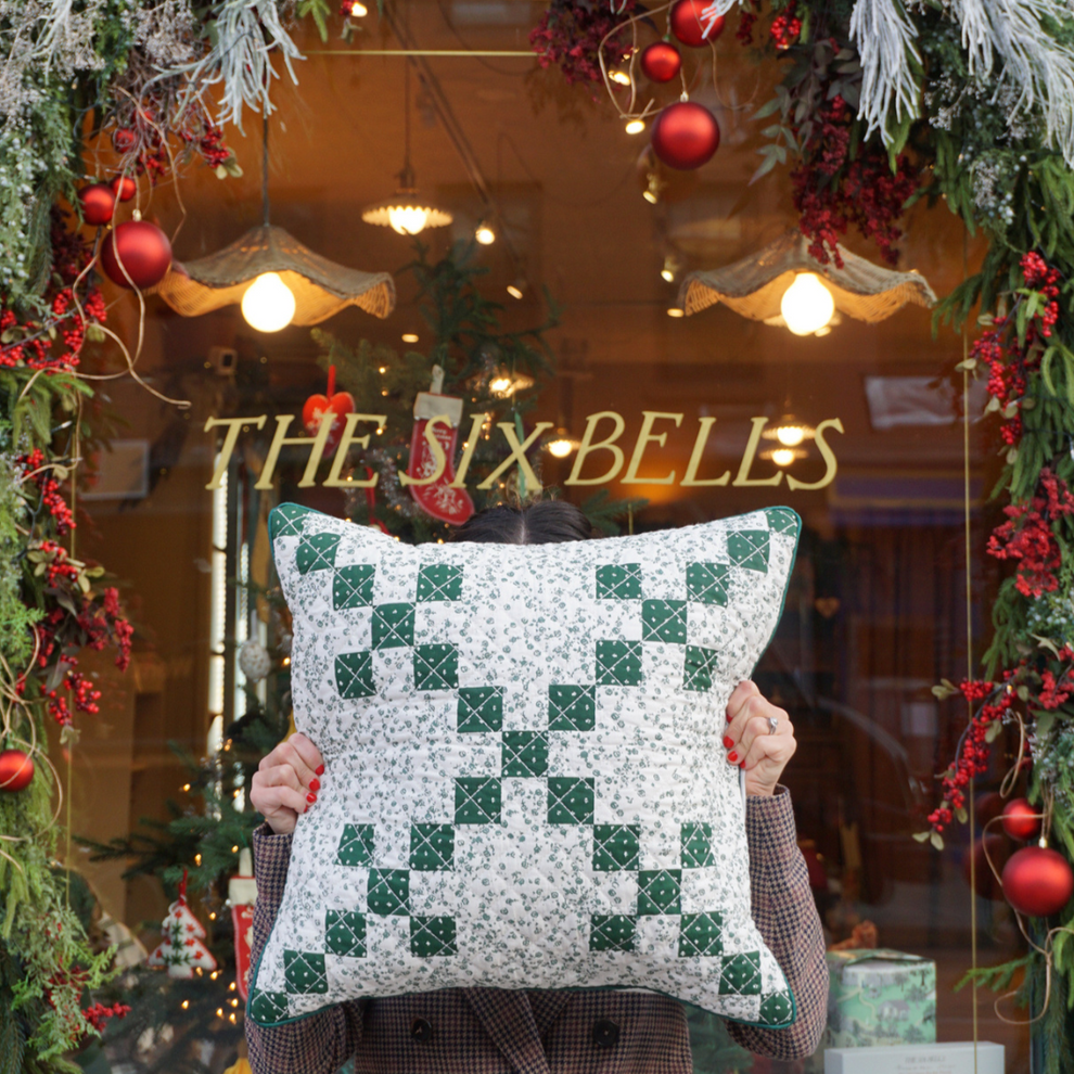Square Quilted Pillow – The Six Bells
