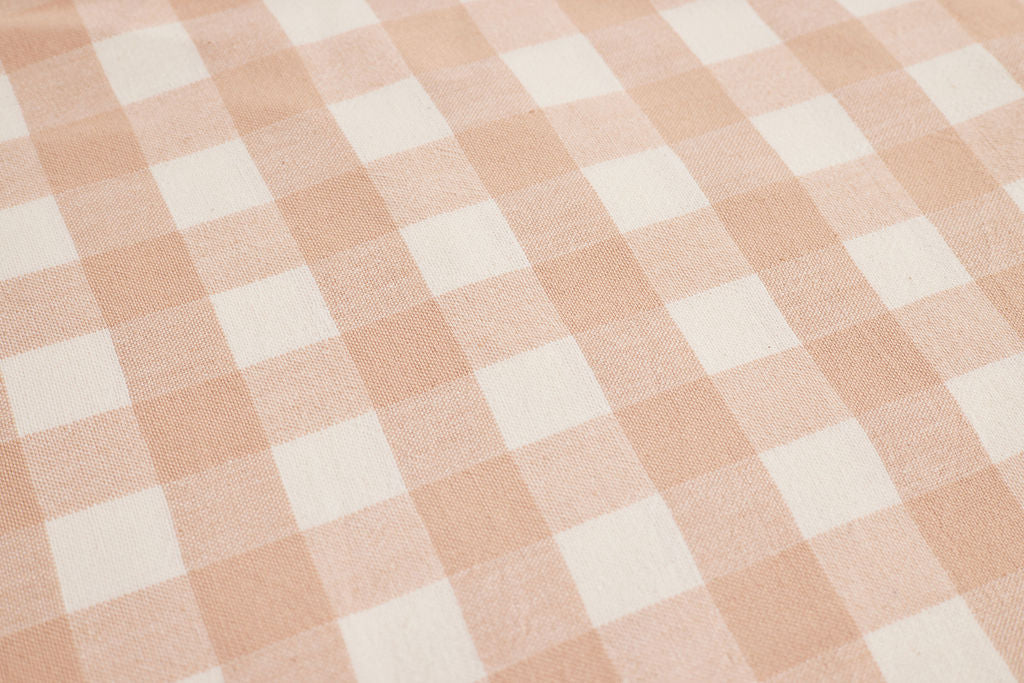 Blush Gingham Tablecloth – The Six Bells
